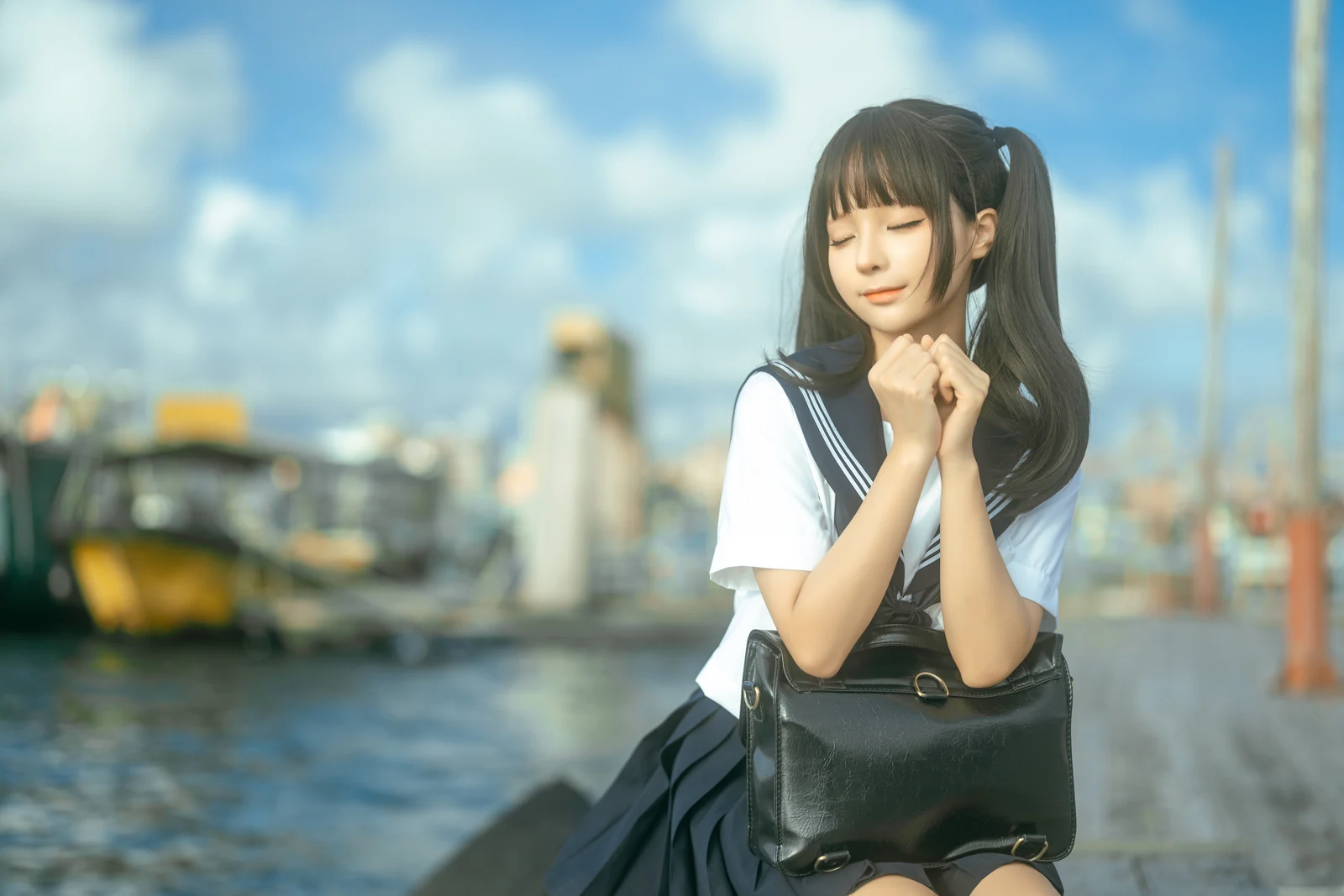 蠢沫沫 – NO.233 海风 [19P-162MB] | chunmomo